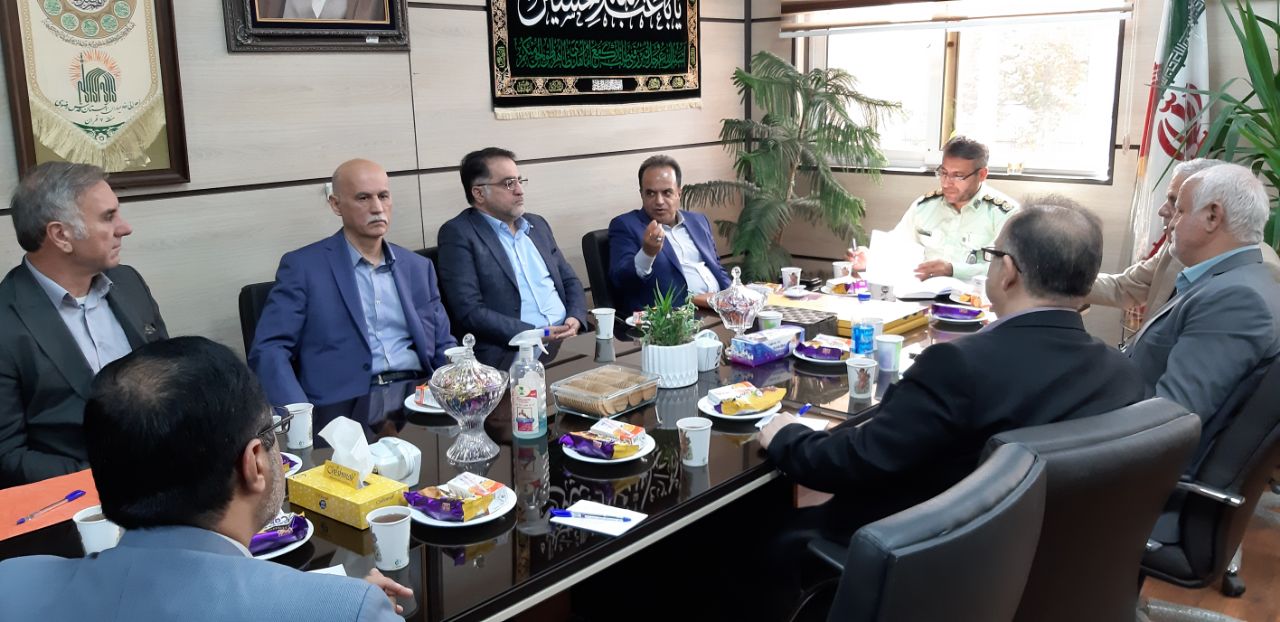 دیدار هیات مدیره اتحادیه طلا وجواهر تهران با رئیس پلیس اماکن تهران بزرگ